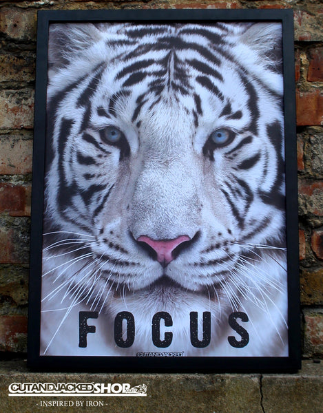 FOCUS - A2 High Quality Motivational Poster – CutAndJacked Shop