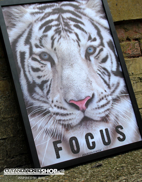 FOCUS - A2 High Quality Motivational Poster – CutAndJacked Shop