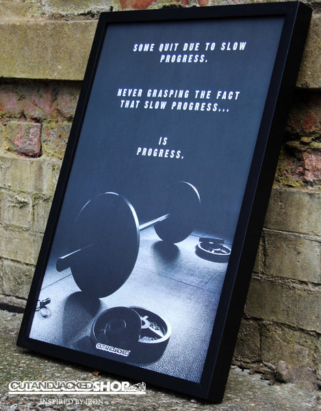 Slow Progress Is Progress - A2 Poster – CutAndJacked Shop